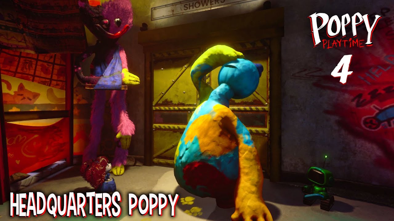 Poppy Playtime Chapter 4 - Headquarters Poppy and her friends 🏠 - YouTube