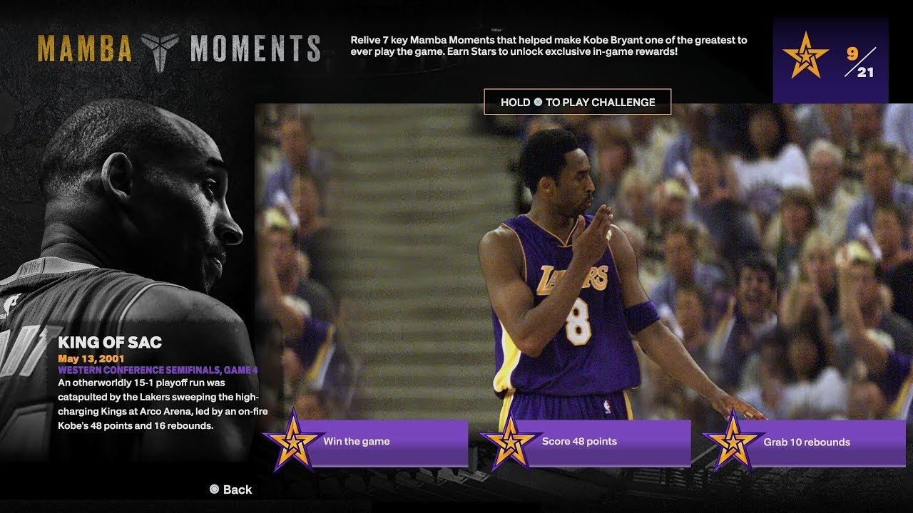NBA 2K24 MAMBA MOMENTS PARTE 1 - YouTube