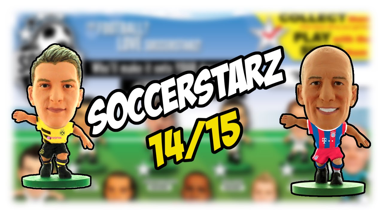 2 Soccerstarz Packs - Fussball Figuren 14/15 II Opening - YouTube