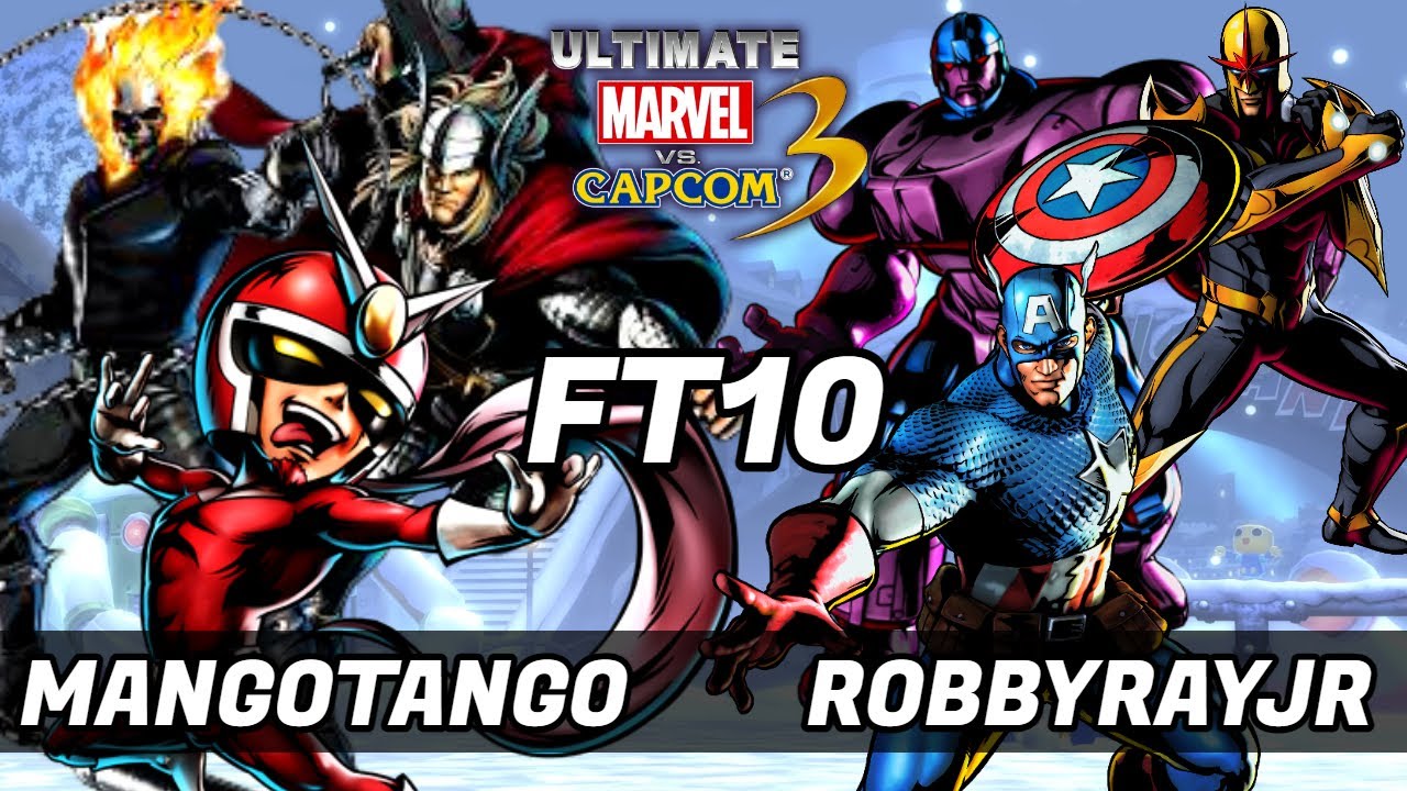 UMVC3 - FT10 - MANGOTANGO VS ROBBYRAYJR! (FT EXHIBITION NIGHT #5) - YouTube