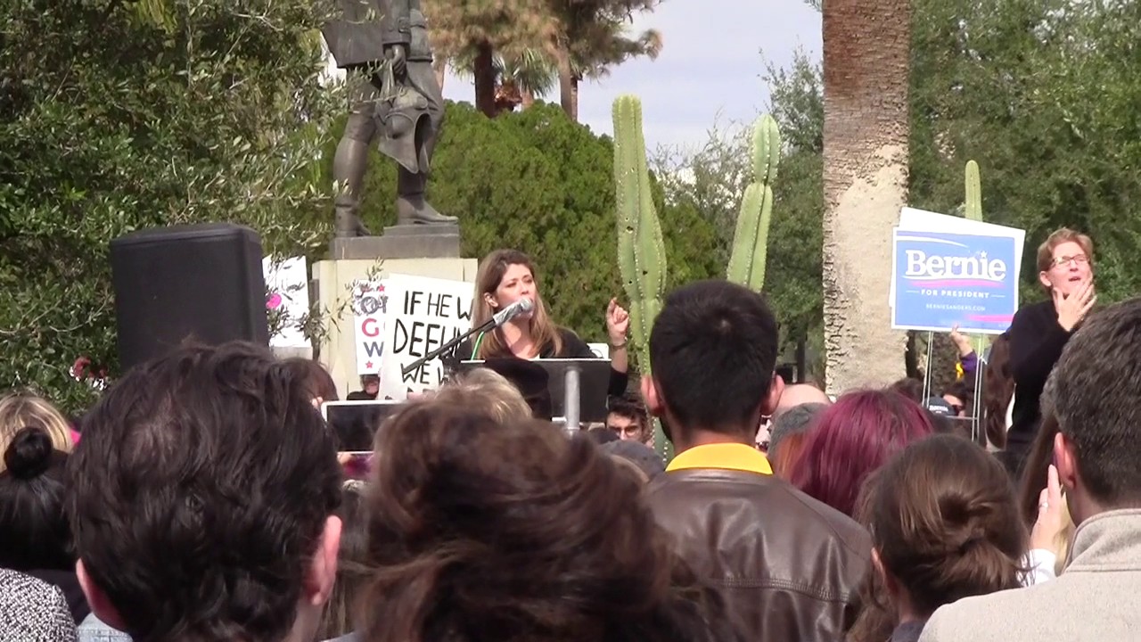 Rebecca Rios at Women's March on the Capitol - YouTube