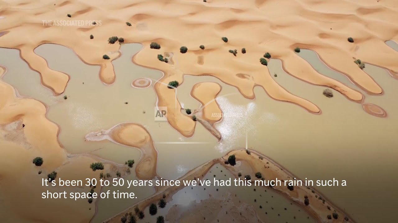 Rare flooding in the Sahara Desert in Morocco - YouTube