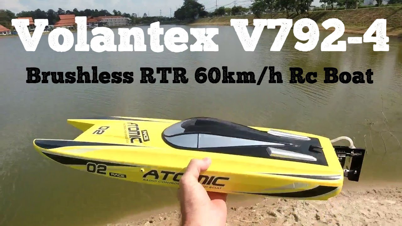 Volantex V792-4 - Brushless RTR 60km/h Rc Boat - YouTube