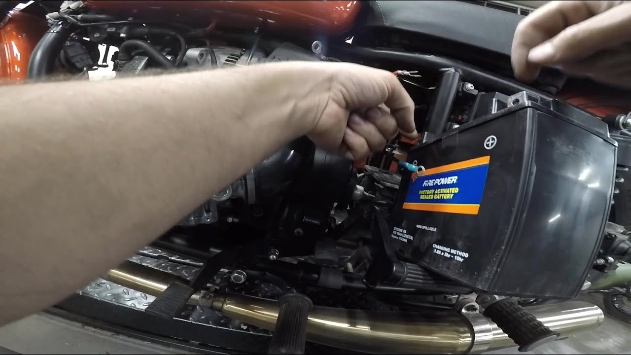 Ural Sidecar Motorcycle Battery Removal & Install - YouTube