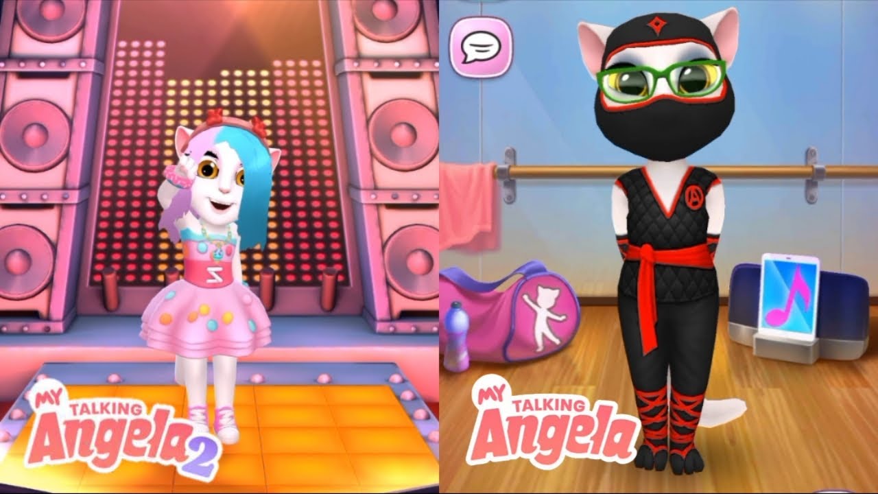My Talking Angela 1&2🥰Which Is Your Favorite?💗|Chamor Games - YouTube