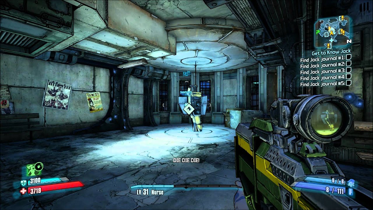 Borderlands 2 Talking Gun and Screaming Gun and Handsome Jack's Face ...