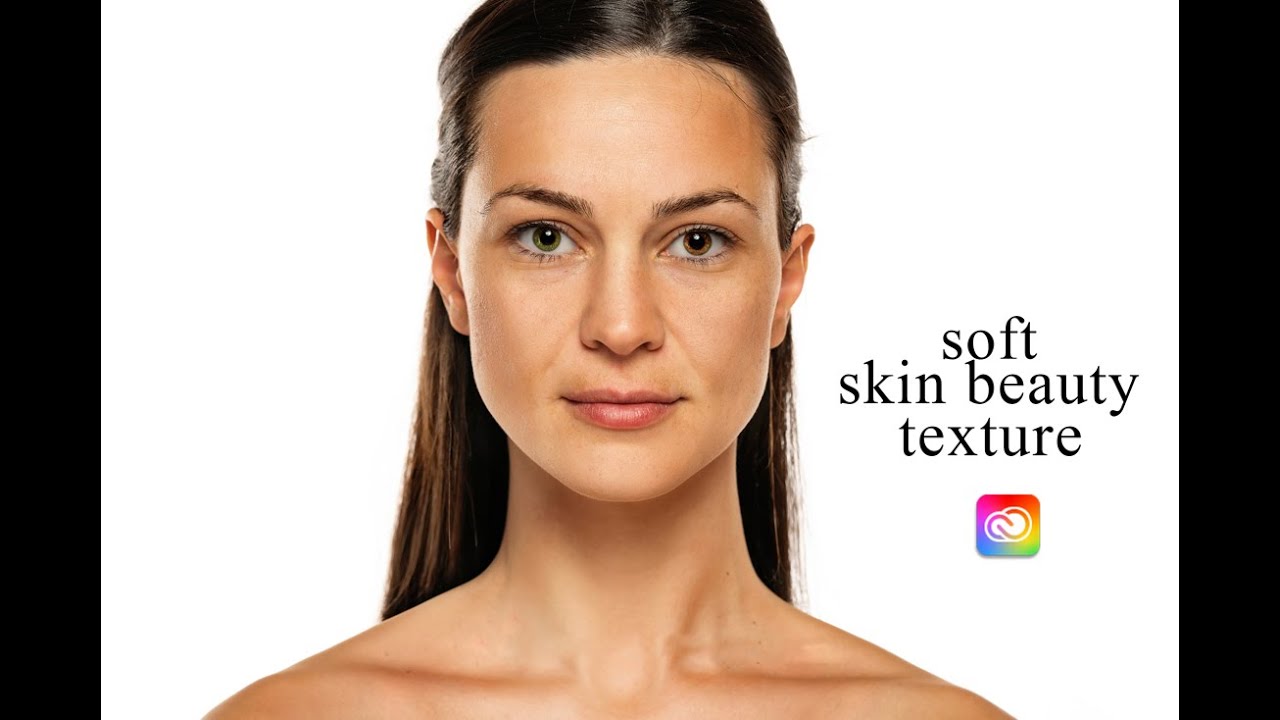 How to create a realistic skin texture in photoshop - YouTube