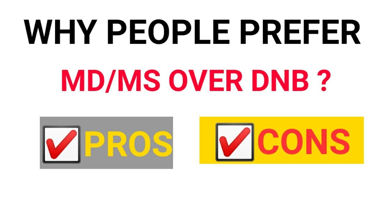 DNB VS MD/MS - YouTube