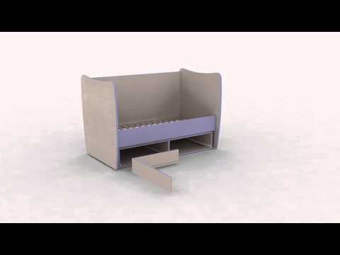 Lorelli Matrix kiságy - 3D Animation