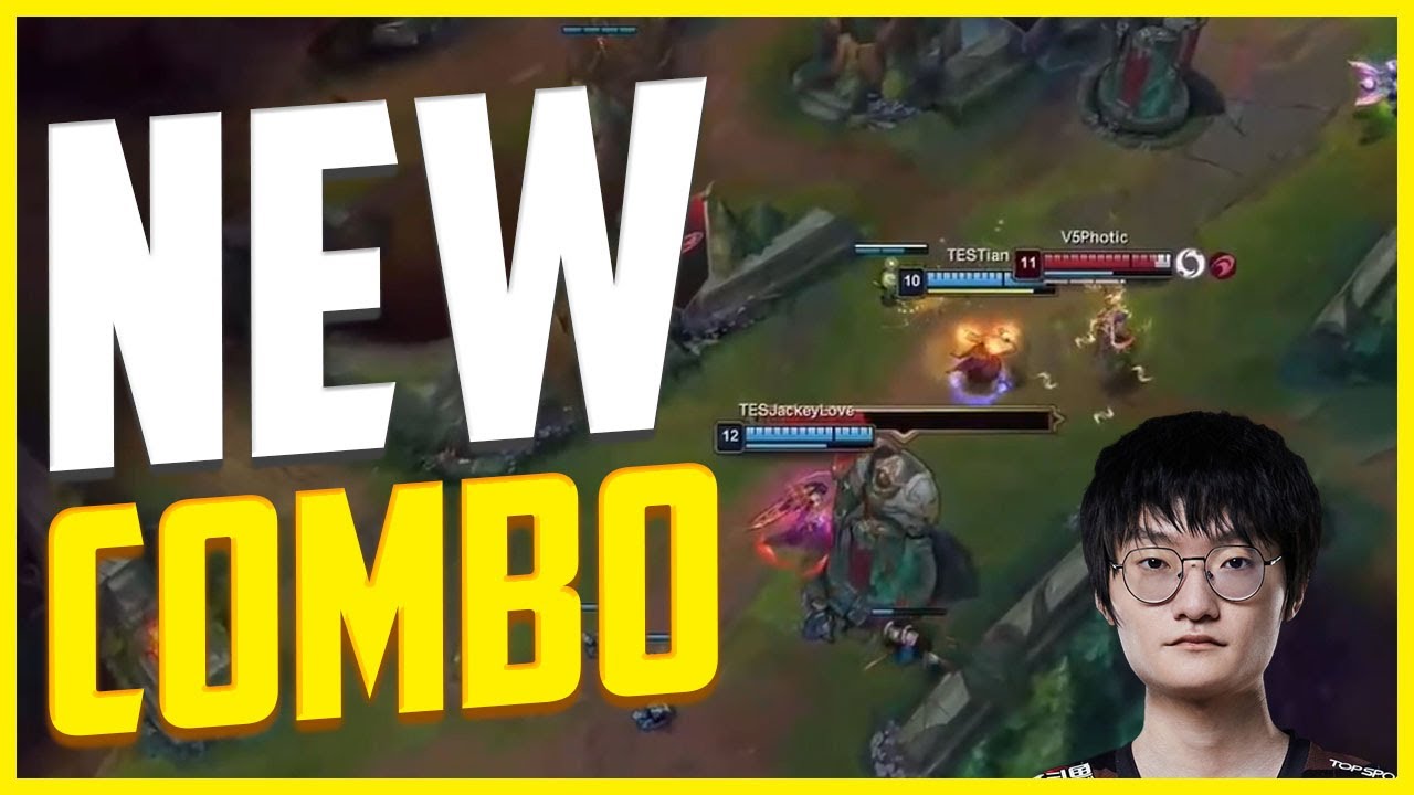 TES Tian Creats New Lee Sin Combo Live In The LPL - YouTube
