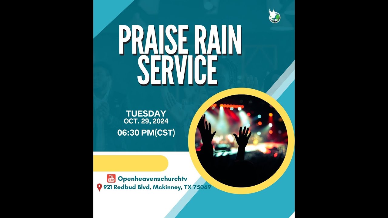 Praise Rain Service | Tuesday, October 29th, 2024 - YouTube