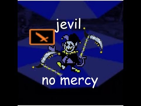 Jevil no mercy boss fight(deltarune secret boss fight) - YouTube