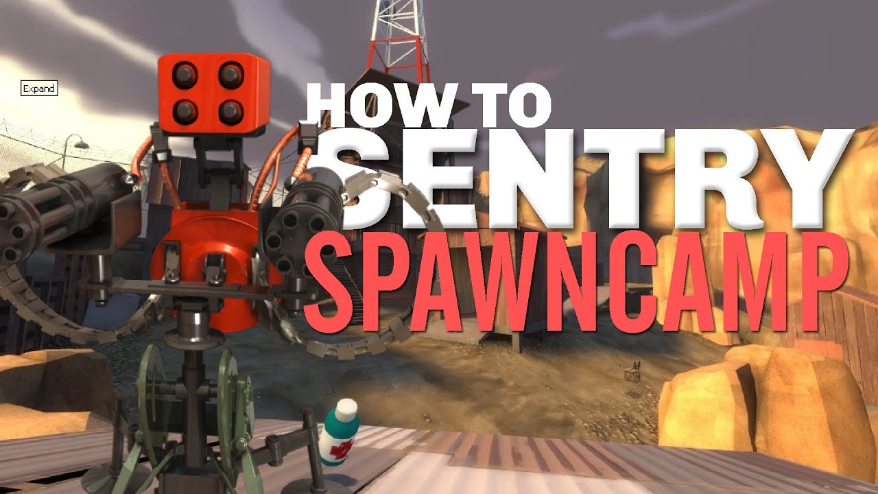 TF2 - How to Sentry spawn-camp - YouTube