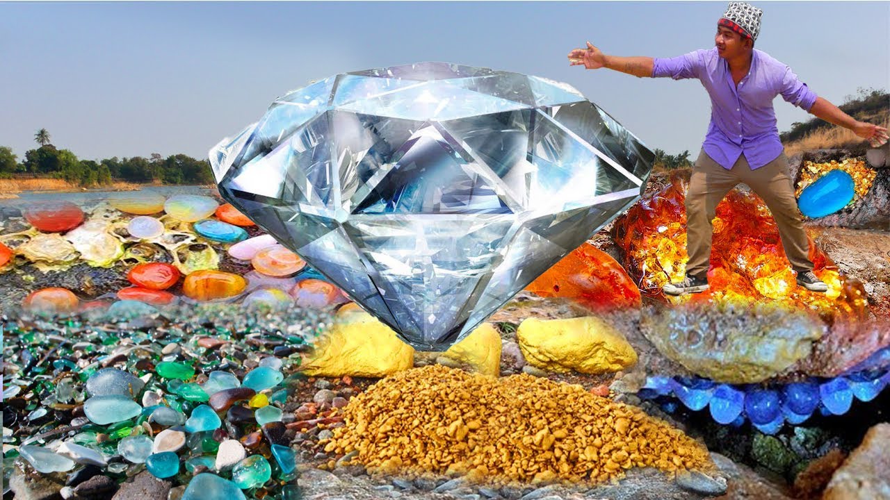 Big diamonds and the most precious gold just found in the world ...