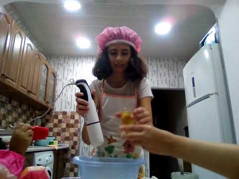 Banuyal birlikde kek bişirdik(demek olarki sadece men hazırladim)
