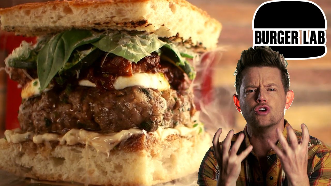 The Italian Meatball Burger - Burger Lab - YouTube