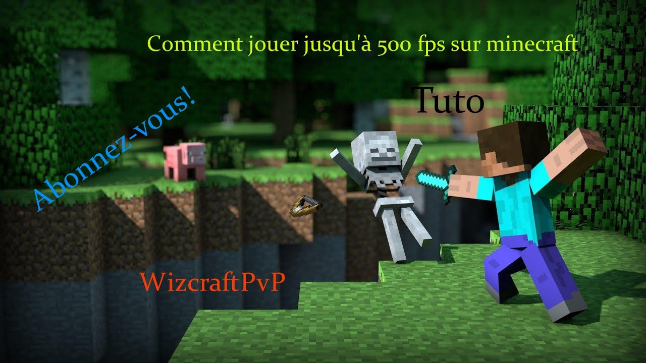 Comment monter jusqu'à 500 fps sur Minecraft - YouTube