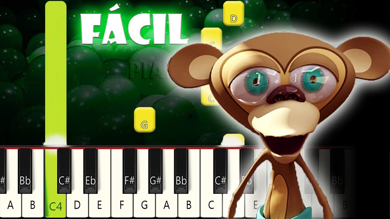 El Twist del Mono Liso | Piano Tutorial FÁCIL | Cover | Karaoke - YouTube