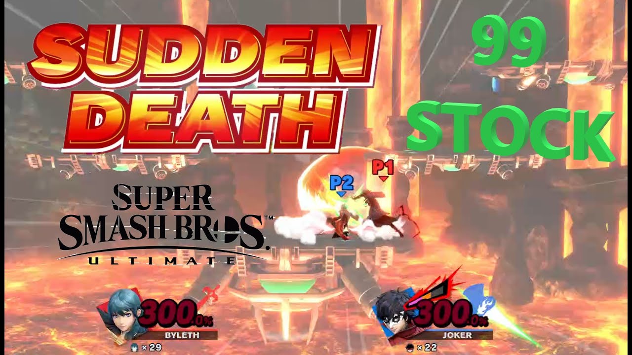 SUDDEN DEATH 99 STOCK EPIC BATTLE (with DLC): SUPER SMASH BROS ULTIMATE ...