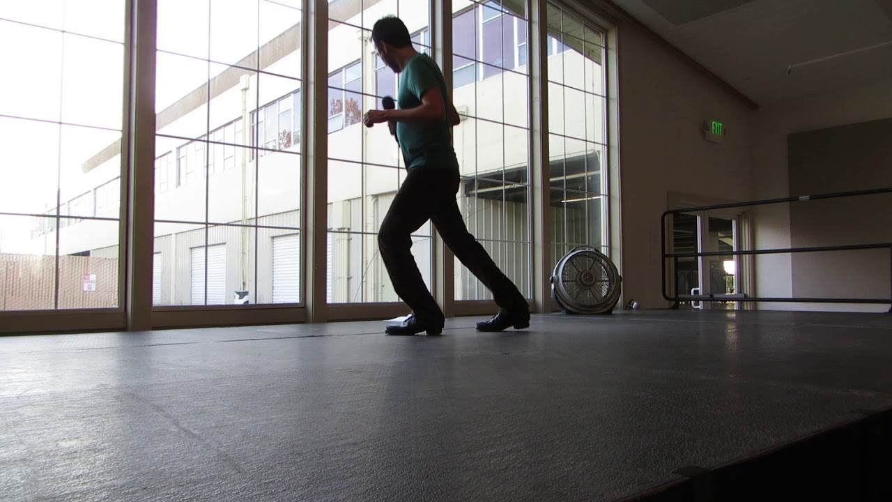 Tip Toe advanced clogging by Ian at 80% speed - YouTube