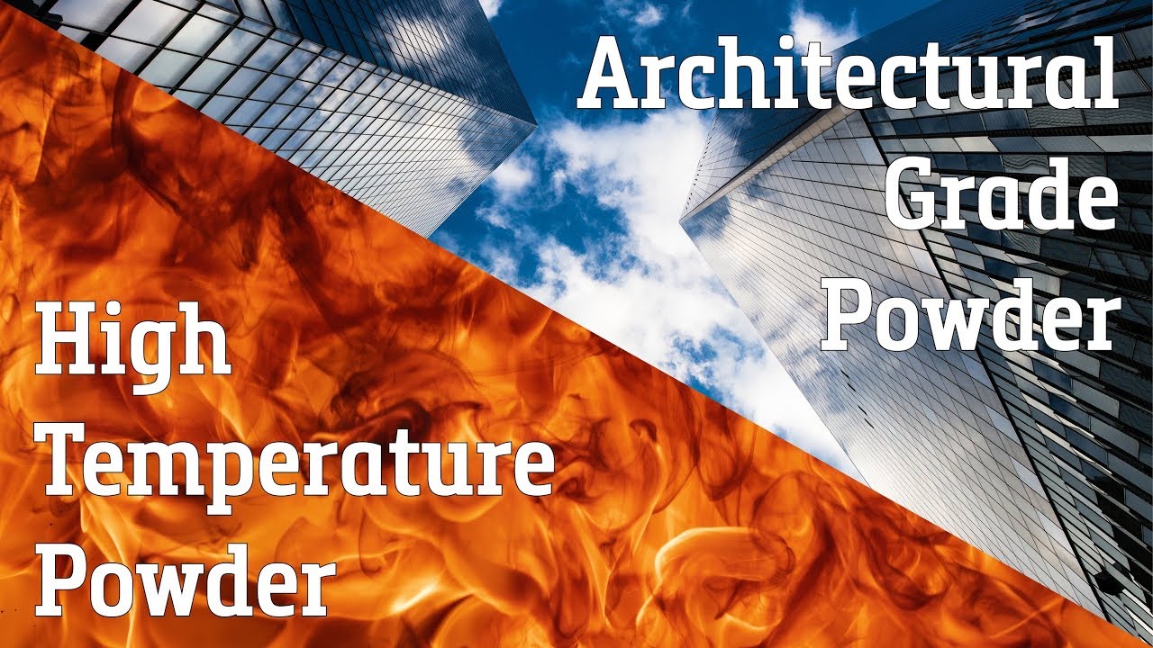 High Temperature Powder vs Architectural Grade Powder - YouTube