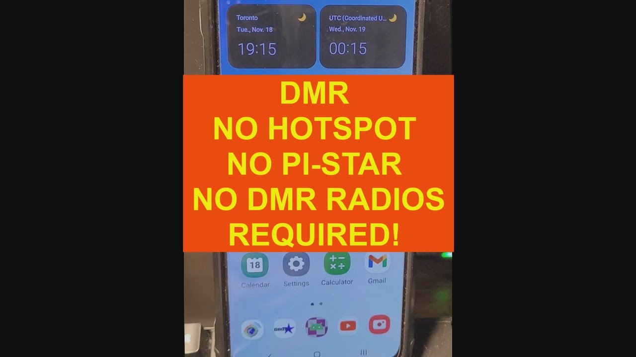 Ham Radio Operators, Try DMR Without A Hotspot or Pi-Star or DMR radio ...