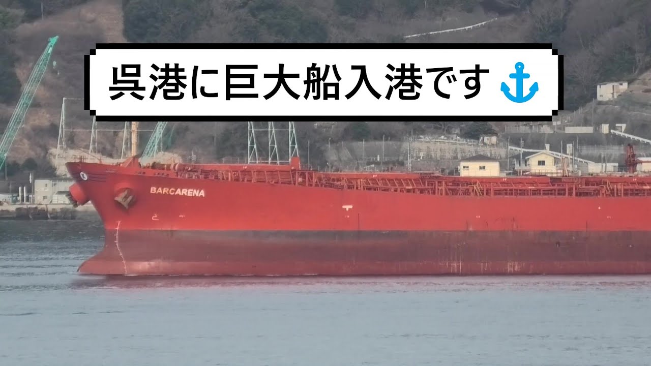 全長225m全幅32.3m巨大船が行く『BARCARENA』 - YouTube