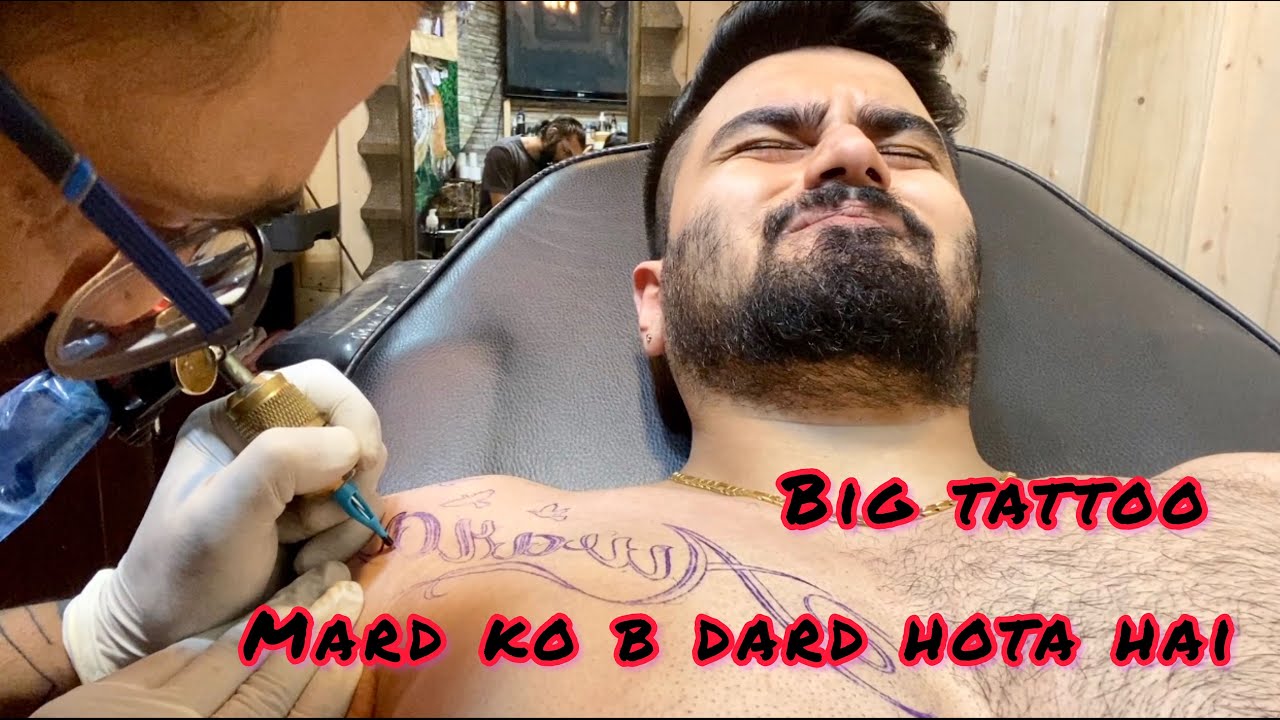 NEW TATTOO ON MY CHEST // AWARA | #tattoo #funny #tattoos #delhi # ...