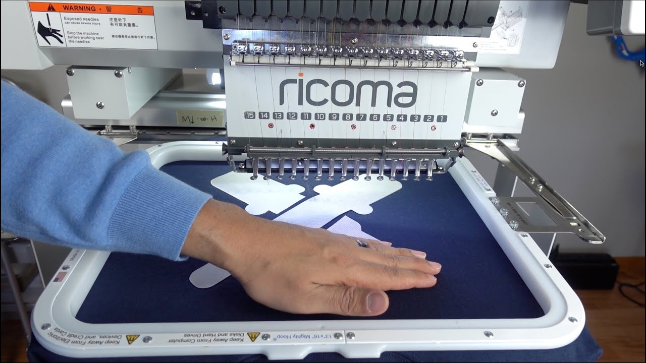 Cutting Tackle Twill using Brother ScanNcut SDX125E for applique - YouTube