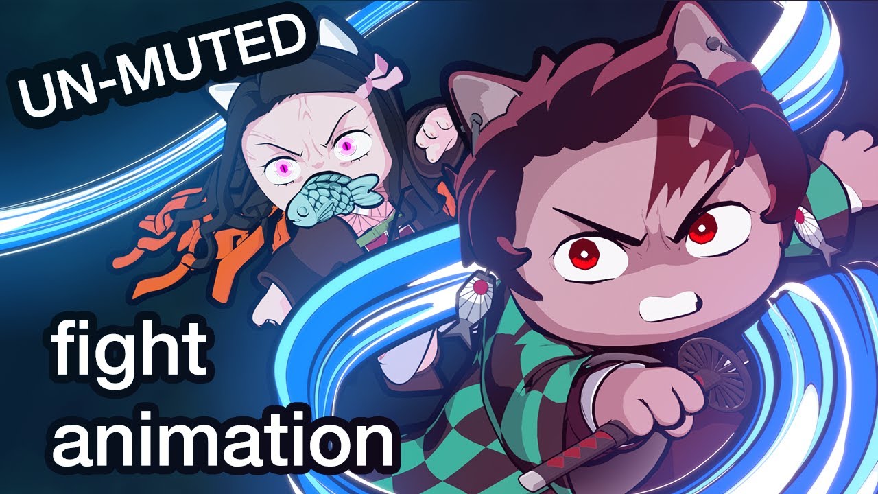 Demon Slayer CATS (animation) - Tanjirou vs Rui - YouTube