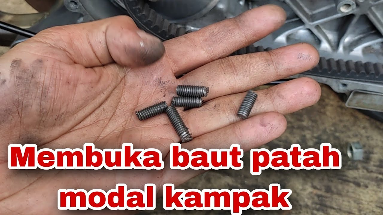Unscrew The Broken Bolt Without Driling And welding, Simple trick - YouTube