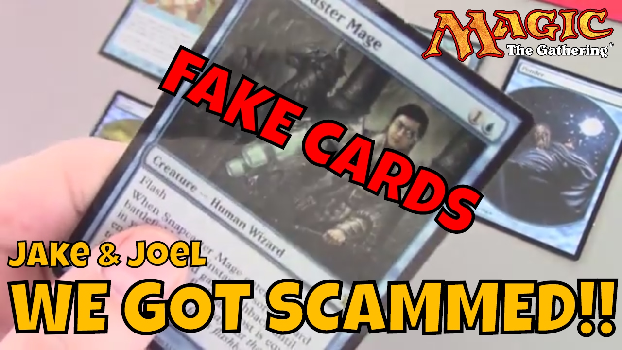 WE BOUGHT FAKE MTG CARDS - How to Avoid Being Scammed Online - YouTube