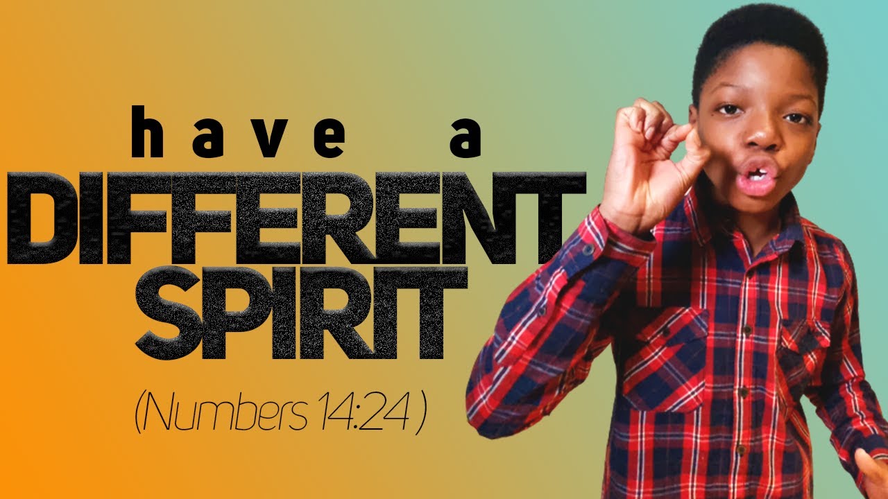 A Different/ Another Spirit - The Caleb Spirit (Numbers 14:24) - YouTube