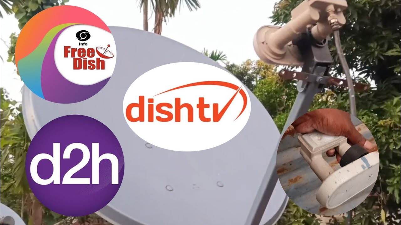 How to monoblock lnb se Dish Tv.DDfree Dish And Videocon signal setting|| 2 feet Dish antena ...