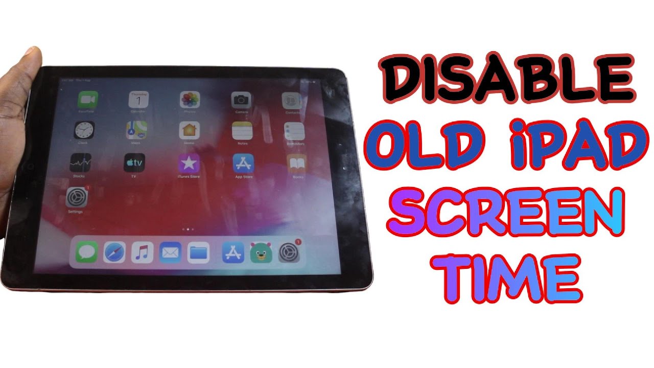 How to Disable Old iPad Screen Time - YouTube