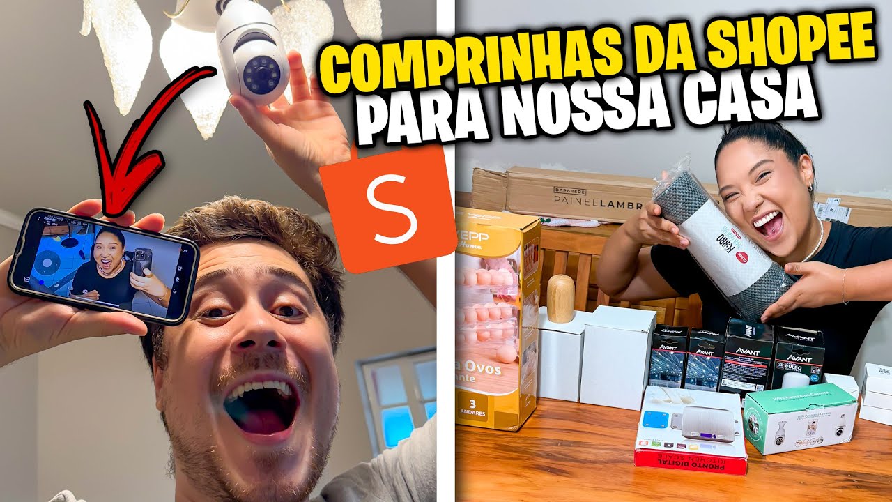 COMPRINHAS ÚTEIS DA SHOPEE PARA NOSSA CASA | Jeru e Cheru - YouTube
