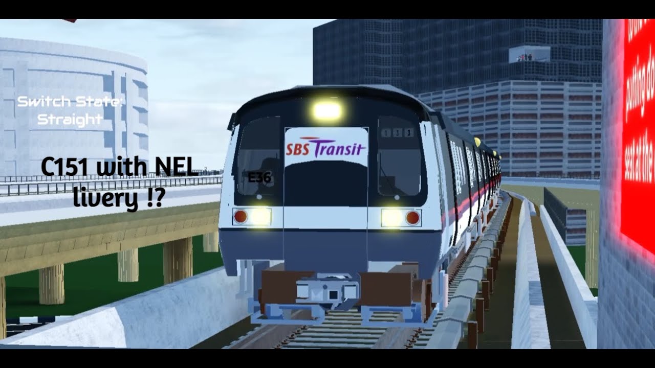 c151 with nel livery.. #roblox #robloxedit #singaporemrt - YouTube