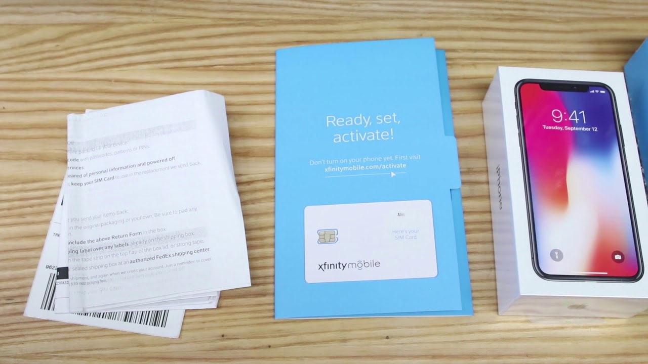 Xfinity mobile - what is in the box?! - YouTube