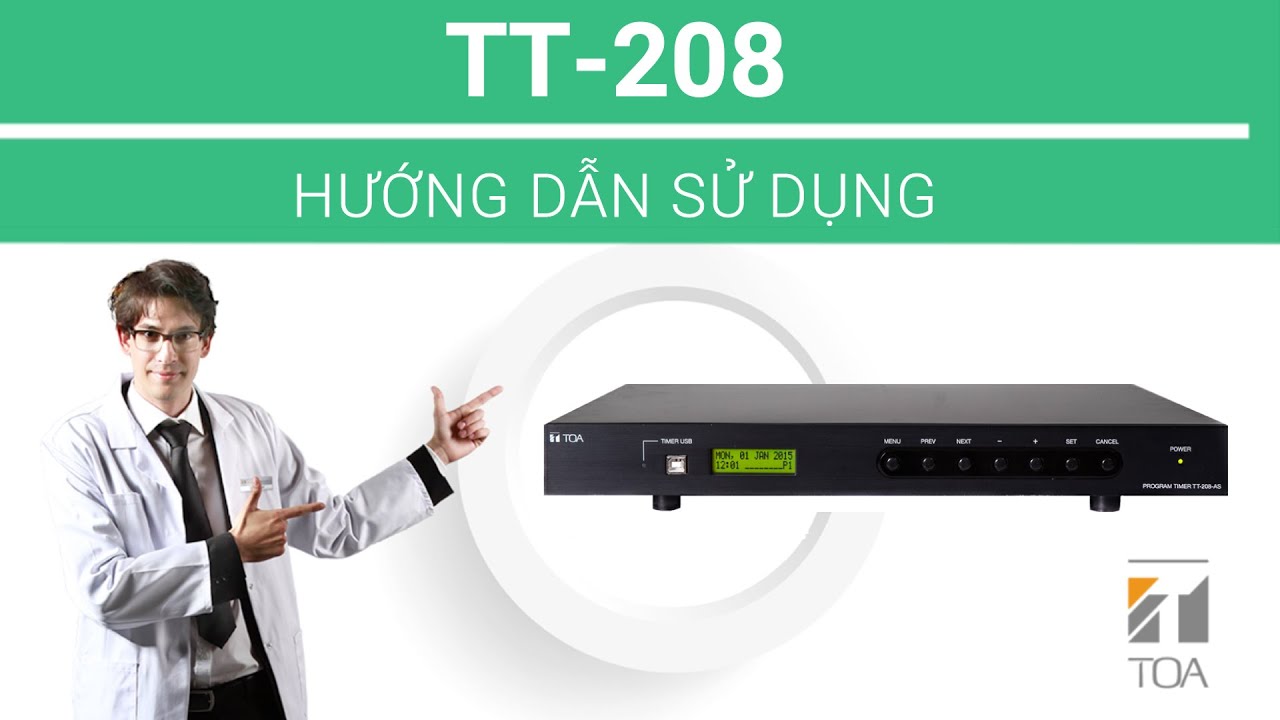 TOA TT-208 - YouTube