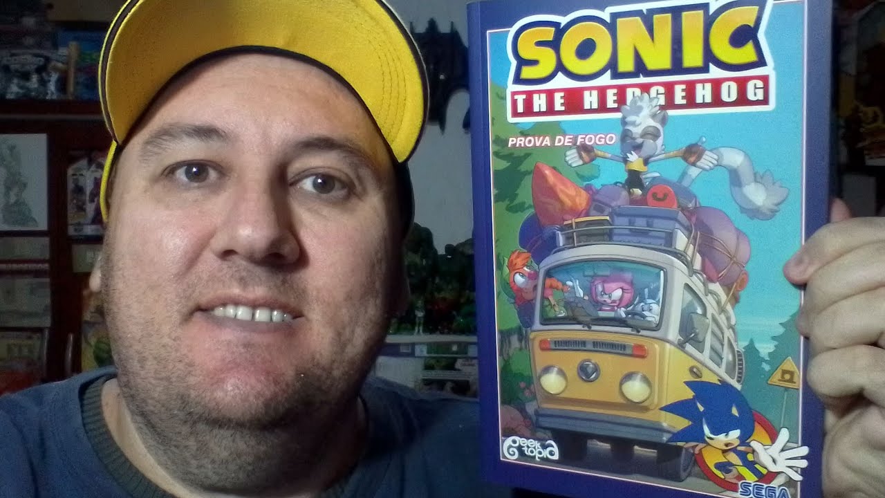 Video (1475). Quadrinho Novo/Sonic Prova de Fogo 12/Sega/Geektopia 2023 ...