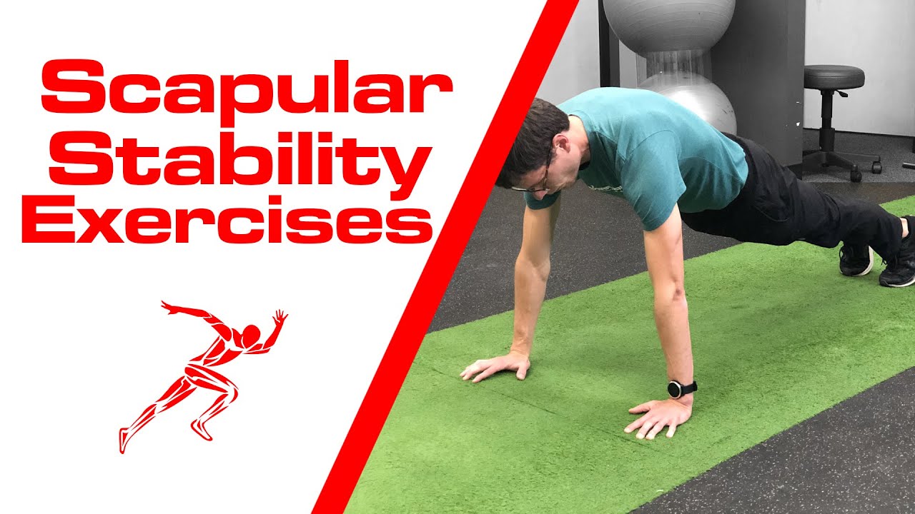 Scapular Stability Exercises | 5 Variations - YouTube