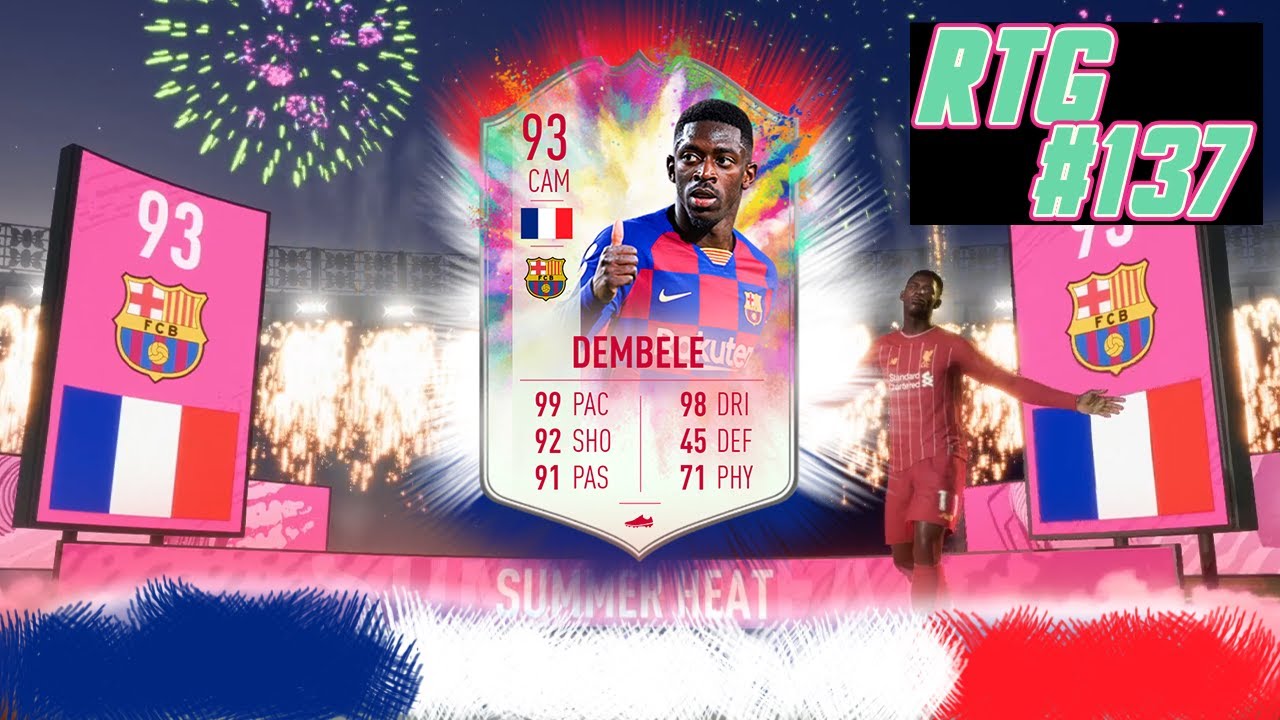 WE COMPLETED SUMMER HEAT OUSMANE DEMBELE! #FIFA20 Road to Glory #137 ...