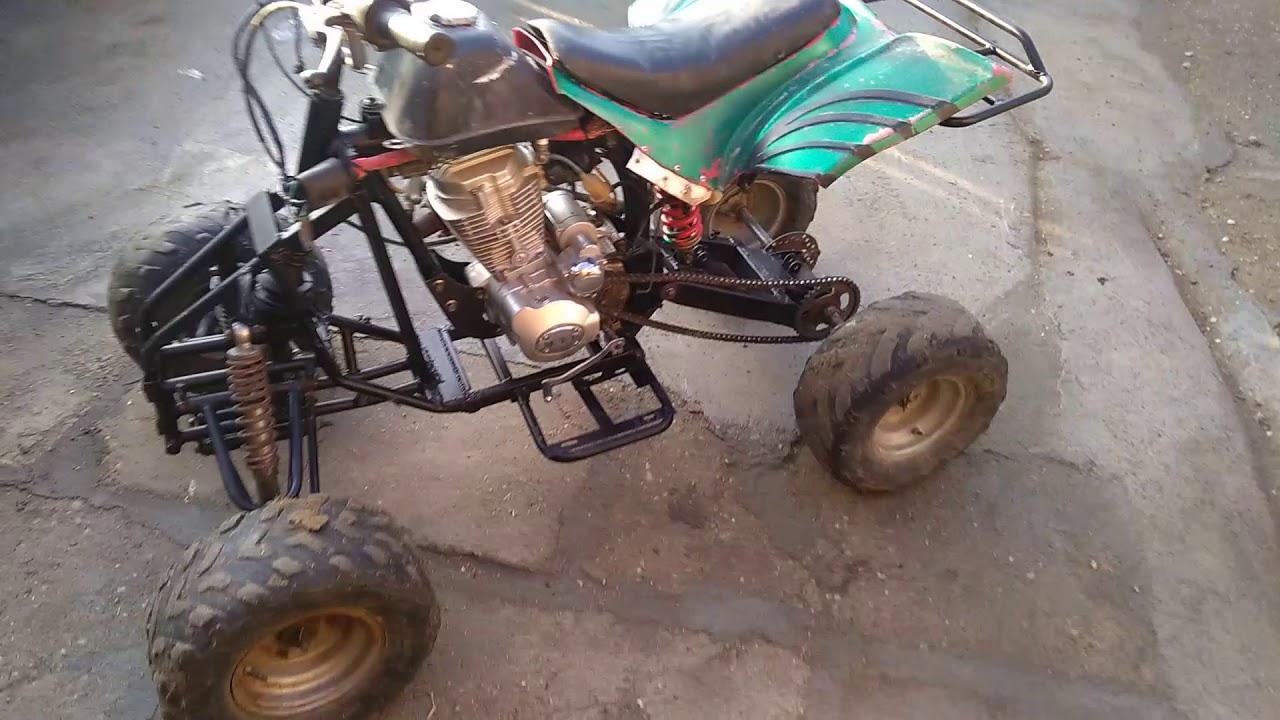 Homemade atv - YouTube