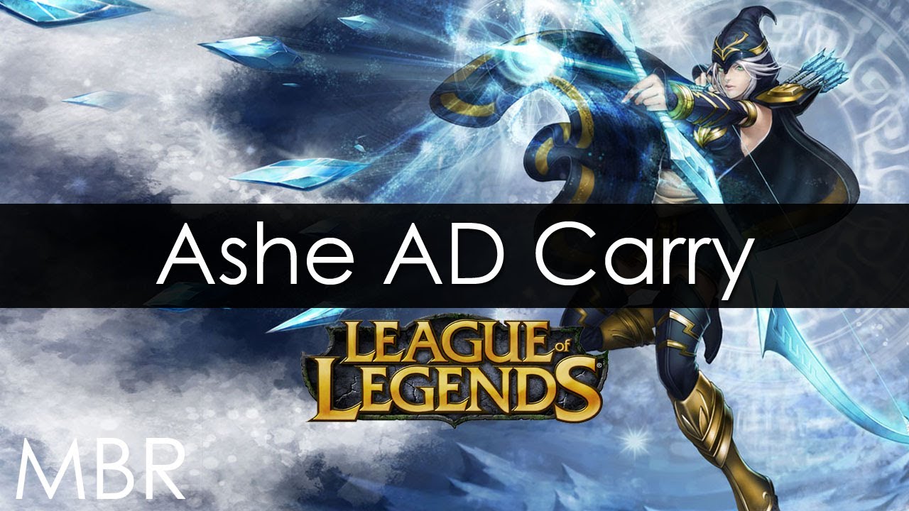 League of Legends - Ashe AD Carry Gameplay - April 2013 - HD - YouTube
