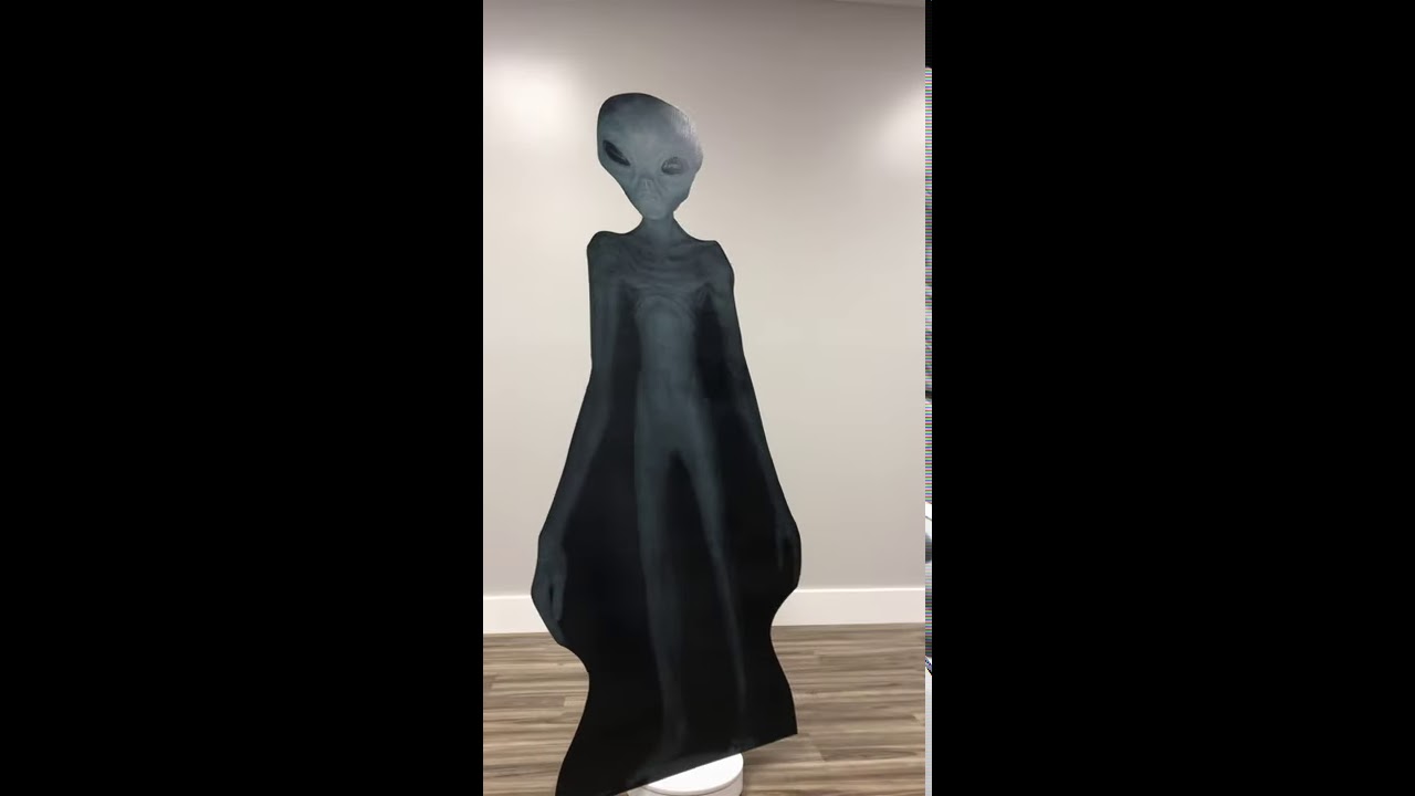 Alien Life-Size Cardboard Cutout - YouTube