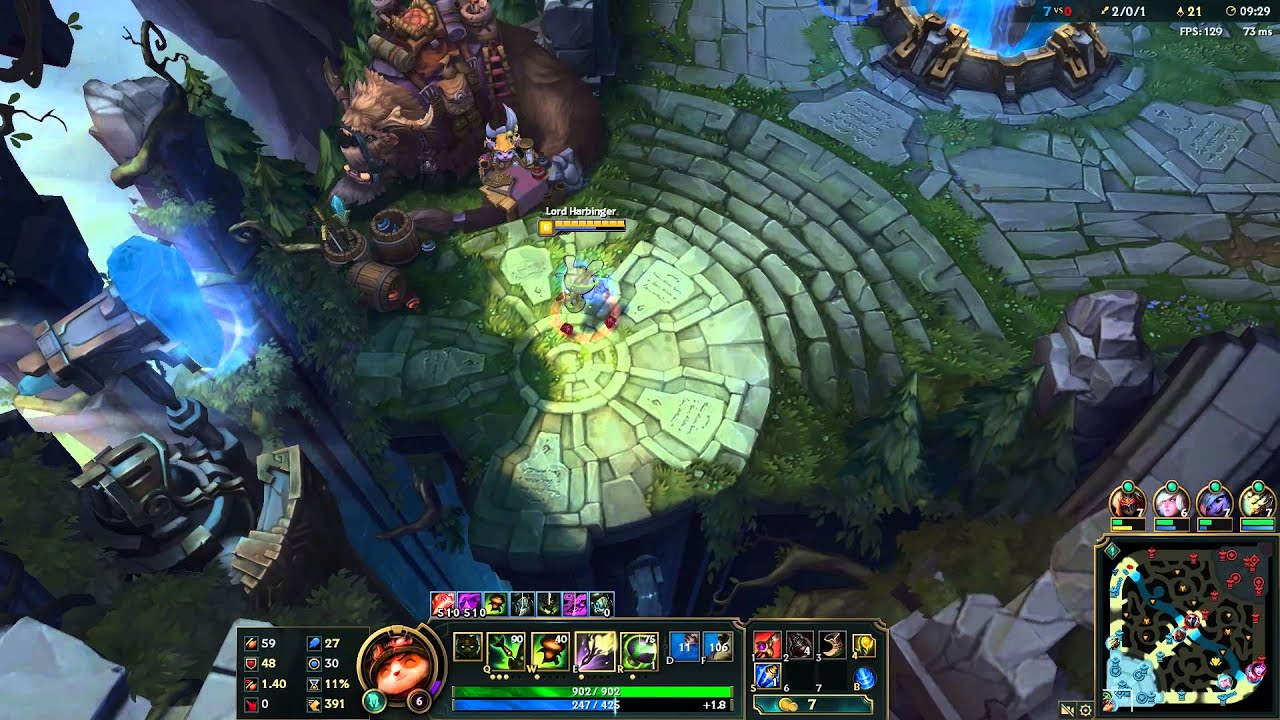 Teemo vs Shaco Jungle Season 5 - LoL League of Legends - YouTube