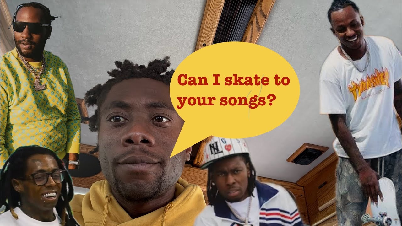 I Asked Famous Rappers to Skate to Their Music… One Said YES! - YouTube