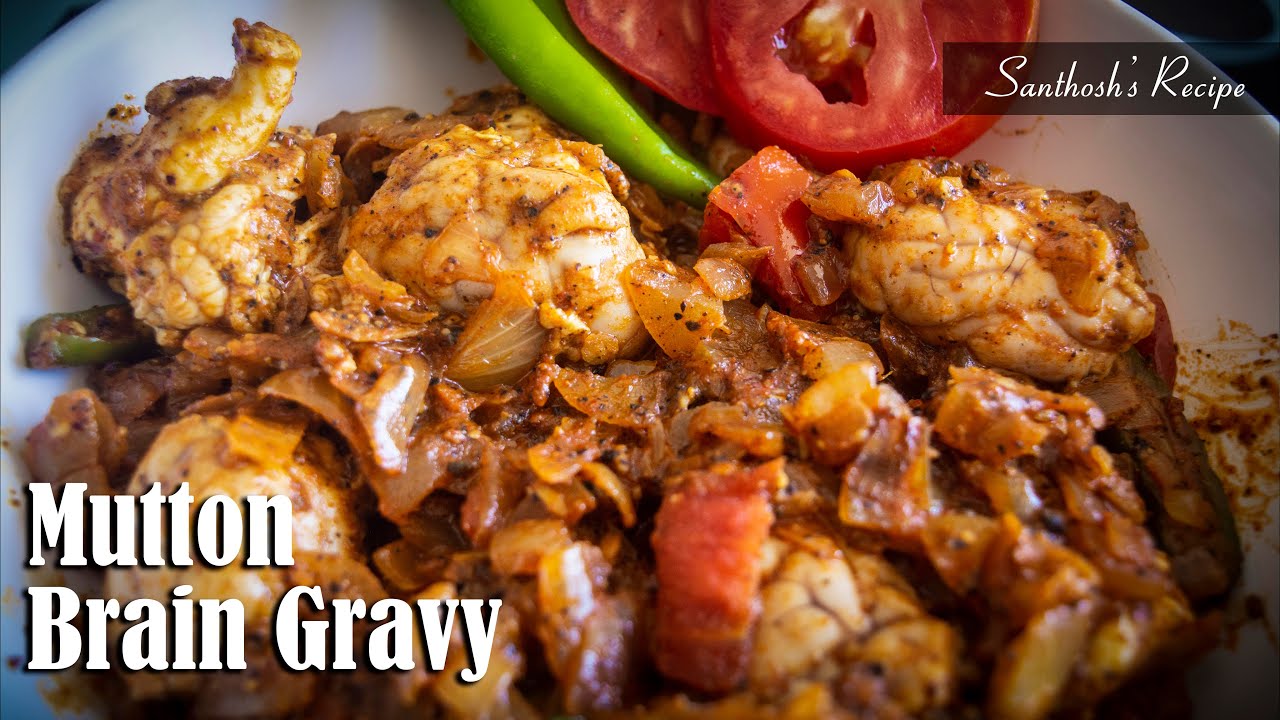 Mutton Brain Gravy | Bheja Gravy | Goat Brain Recipe - YouTube