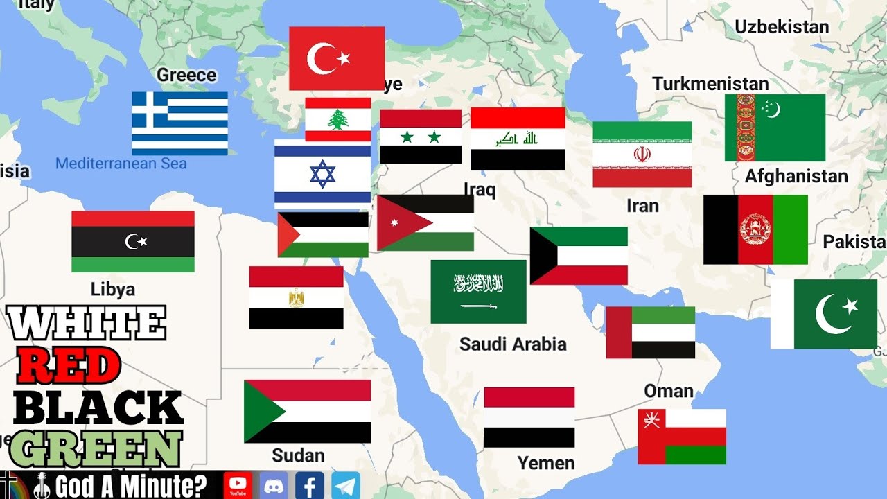 Israel 🇮🇱 Surrounded 🇵🇸 By These Nations First 4 Seals In Revelation 6 ...