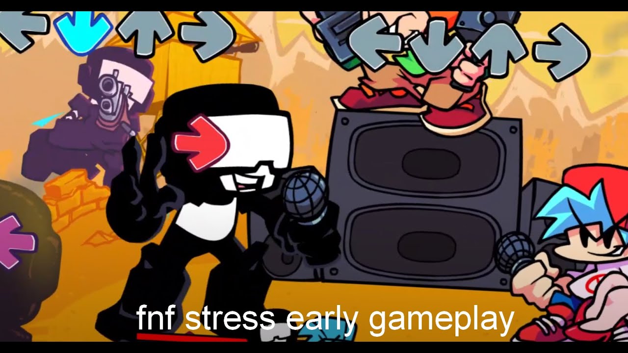 fnf stress gameplay (before NG release) - YouTube